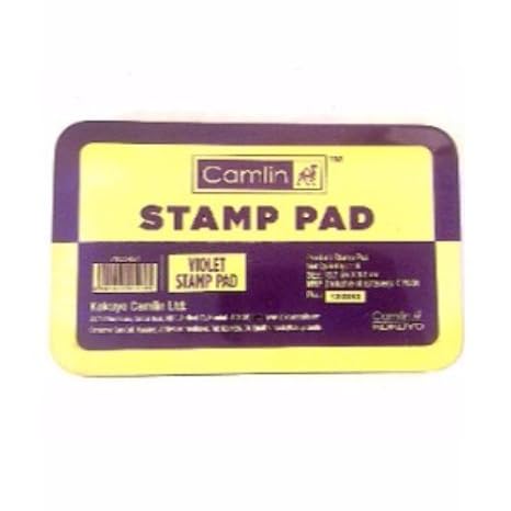 Camlin Stamp Pad-Small Size, Violet Color - 20 pcs : Amazon.in: Office ...