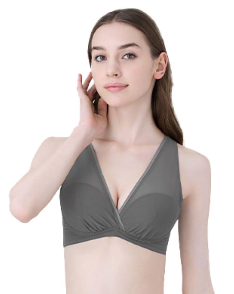 Amazon | DRMETHOD Nongy ノンジー ノンワイヤーブラ ブラジャー 通気性 涼しい Nongy_Bra | ブラジャー 通販