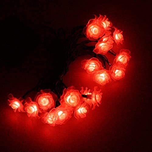 DINOWIN Solar Heart Lights, Outdoor Heart Lights 30LED 19.7ft with 8 ...