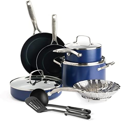 Amazon.com: Blue Diamond Cookware Diamond Infused Ceramic Nonstick 4 ...