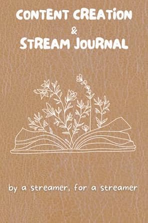 Amazon.com: Content Creator Idea Journal: Streamer Planner ...