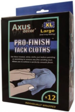 Axus Decor AXU/TC12 Pro-Finish Tack Cloth (Pack of 12) – BigaMart