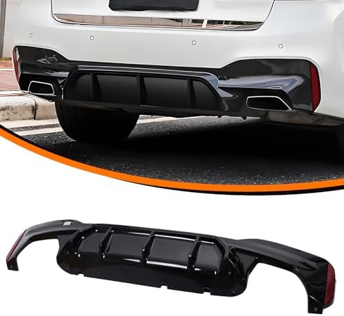 Amazon.com: Rear Diffuser Compatible with 2017-2023 BMW 5 Series G30 ...