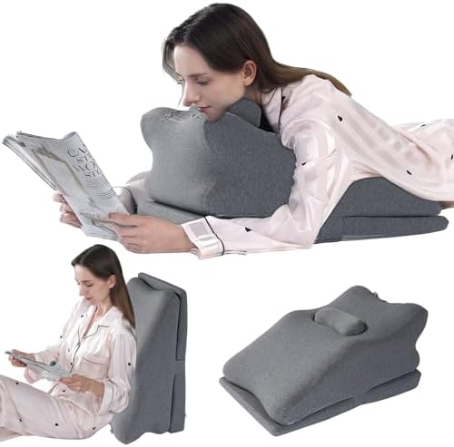 Amazon.com: HOMBYS Adjustable Height Face Down Pillow for Sleeping ...