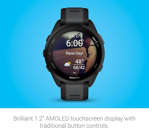 (Refurbished) Garmin Forerunner 165, Running Smartwatch with GPS ...