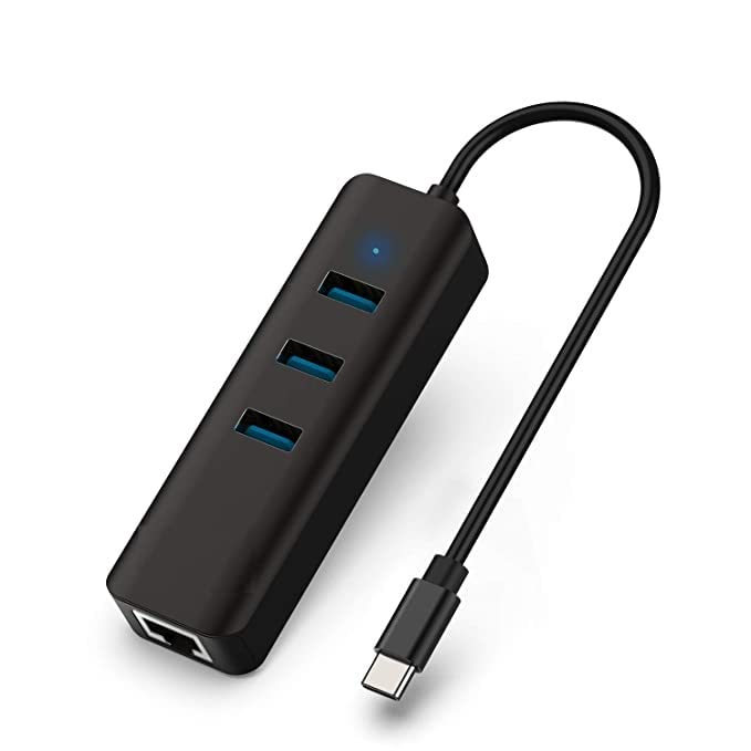 Beta ohm USB Type C to Ethernet Adapter, 4-in-1 RJ45 USB Type C Hub ...