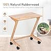 Amazon.com: FLYJOE TV Tray Table, TV Dining Table with Casters for ...