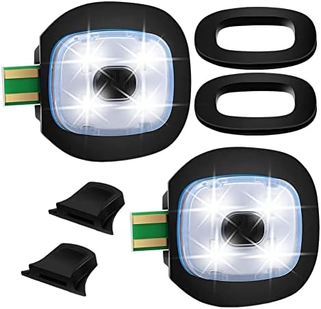 2Pcs USB Rechargeable Light for LED Beanie Hat,Replaceable Headlamp Cap ...