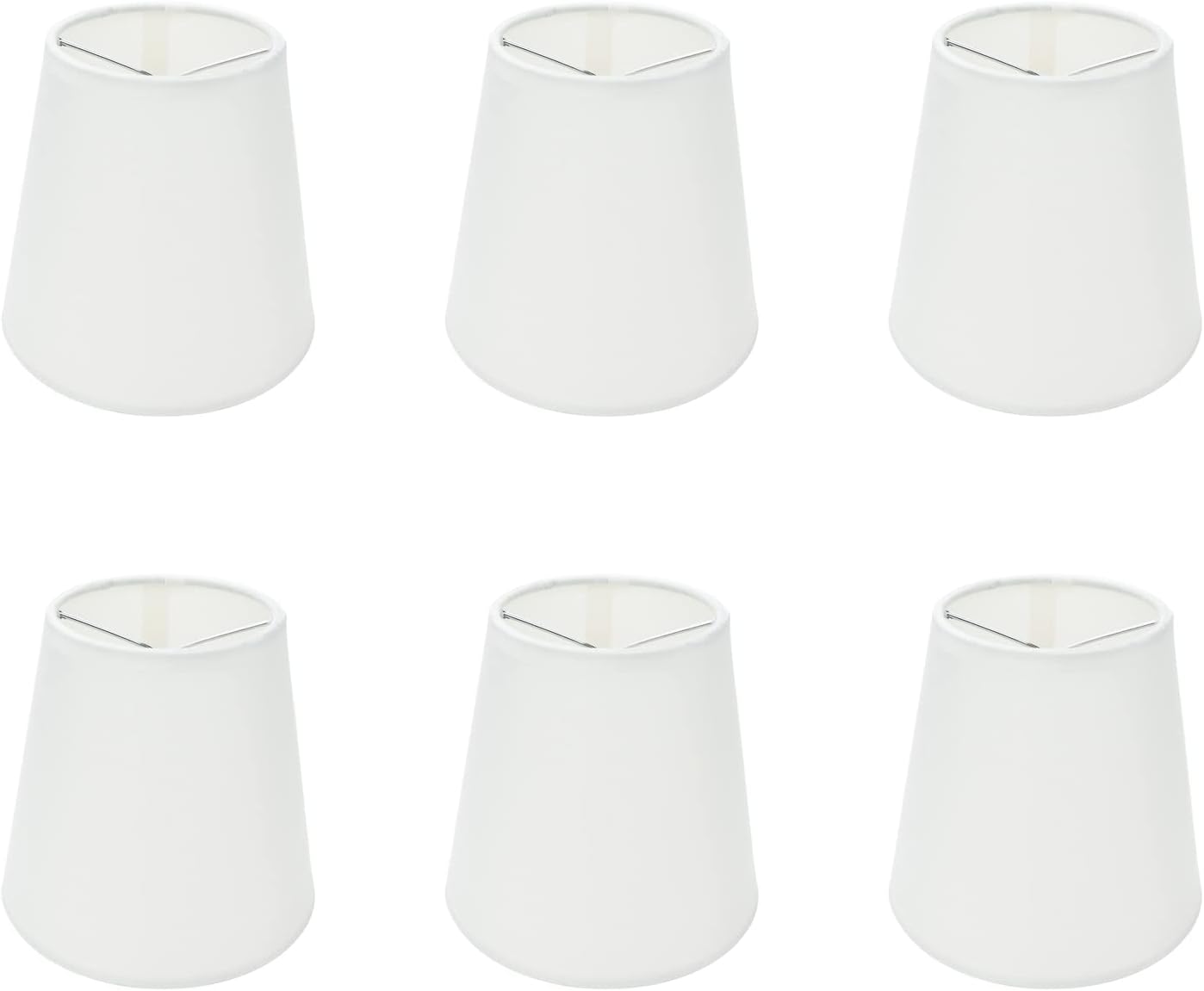Senmao Home Decor Chandelier Shades Set of 6,Small lamp Shades clip on ...
