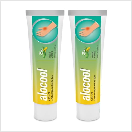 Alocool Burn Relief Cream for Burns, Cuts, and Scars - Healing, Pain ...