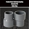 TOP-VIGOR 2Pcs PVC Reducing Coupling Hub by Hub 40mm X 32mm Pipe ...