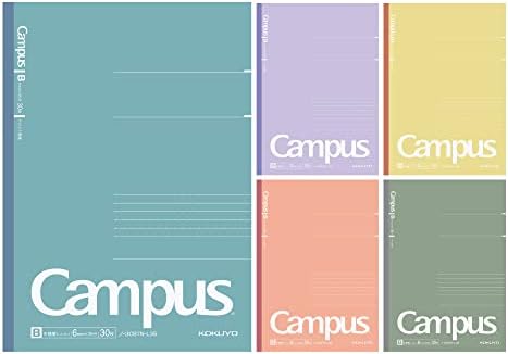 Amazon.com : KOKUYO Campus Feels Flat Notebook, Dot A 7mm Ruled, Semi ...