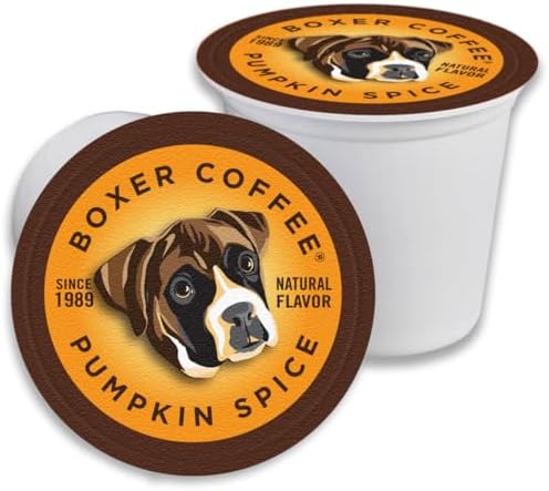 Amazon.com: Boxer Coffee 52 Count Pumpkin Spice Natural Flavoring ...