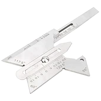 Amazon.com: Fafeicy Welding Gauge, Weld Gage Inch Inspection Gauge, HJC30 Welding Seam Gauge ...