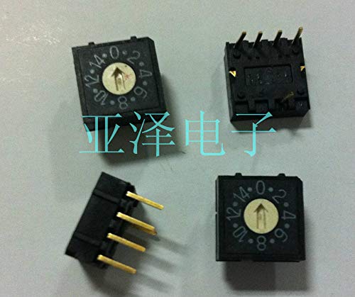 Taiwan dip Yuanda RH4 rotary switch 16 bit rotary dial switch coding ...