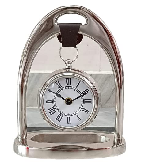 Antique Style Table Clock with Stand Vintage Shelf Clock Office Home ...