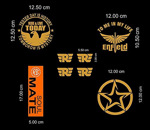 ARWY® Bikes Sticker E3 Customized Combo Kit of Water Resistant Stickers ...