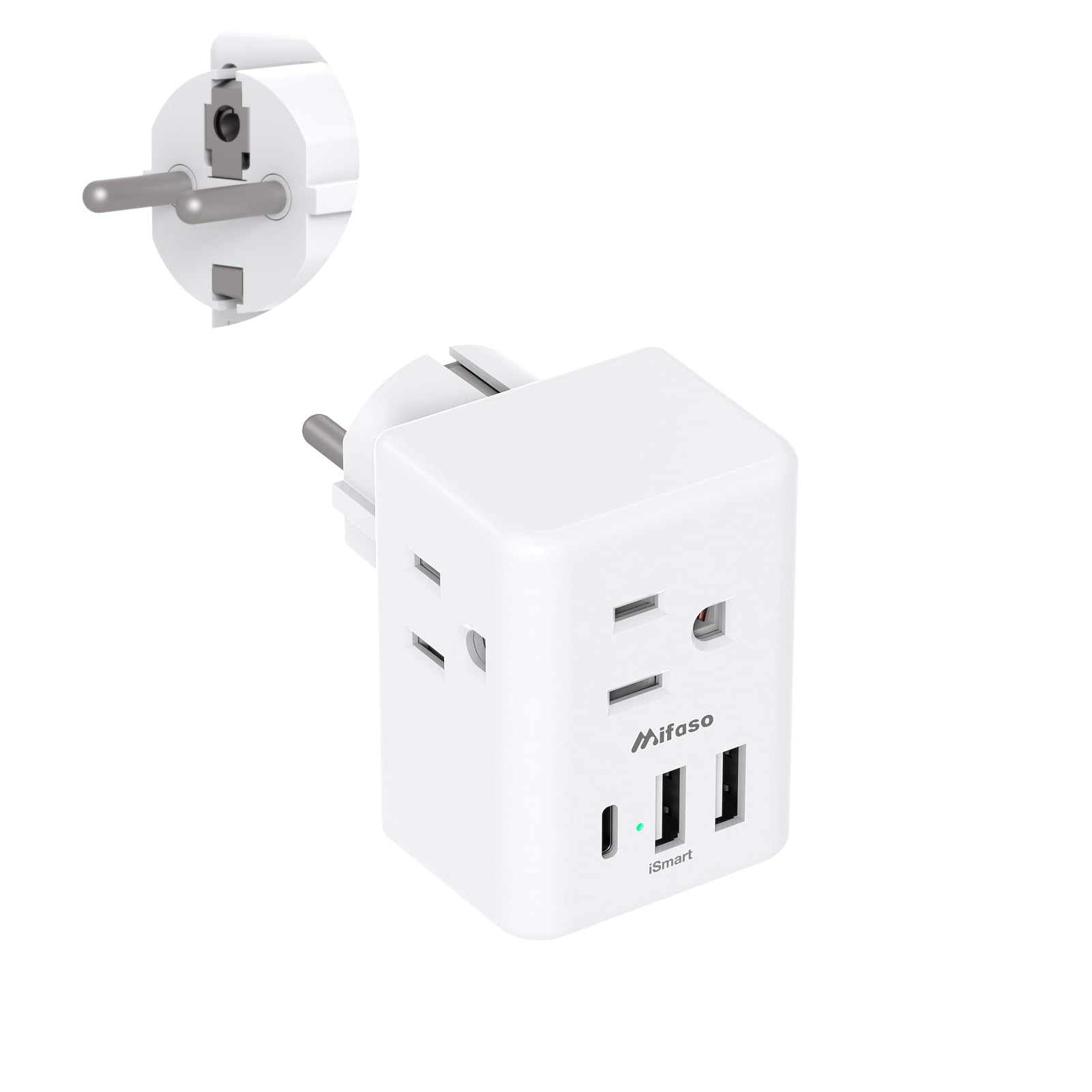 Spain Greece France Travel Power Adapter, Type E/F International Power ...