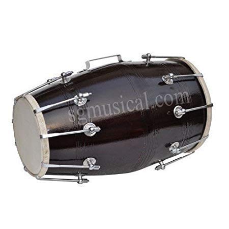 SAI Musicals - Black Wedding-Kirtan-Sangit Dholak/Dholaki - Carry Bag ...