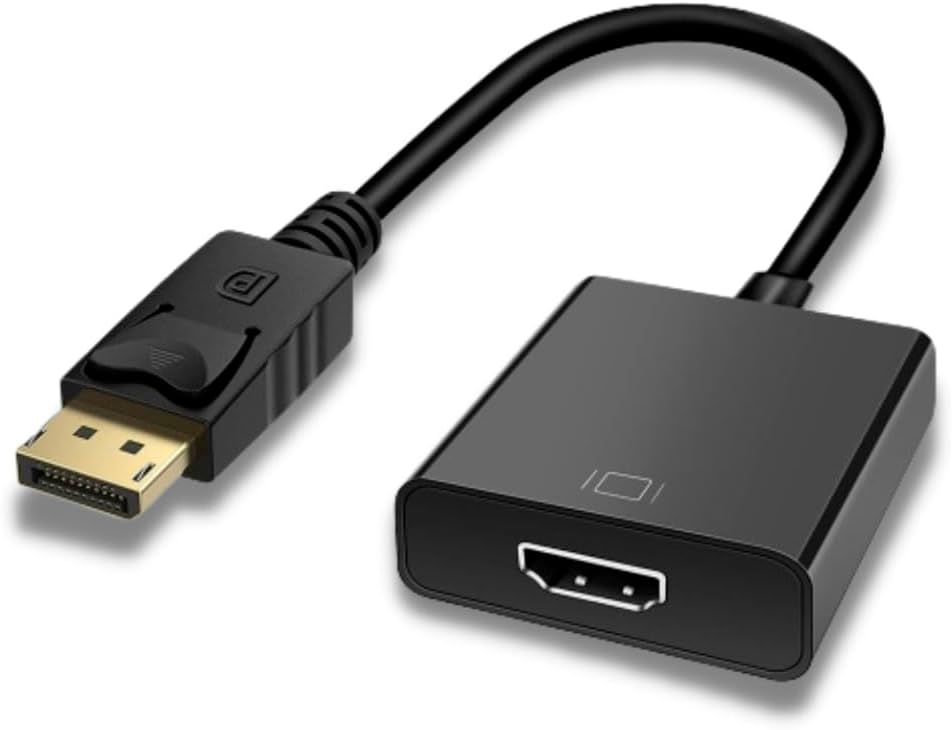 UANTIN Adaptador HDMI para DisplayPort (4K 60Hz, 1080p 120Hz) fonte ...