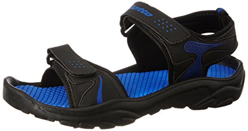Lotto Men's Black/Blue Sandals and Floaters - 10 UK/India (44 EU ...