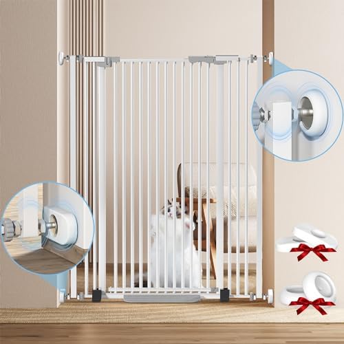 Amazon.com : Uuoeebb 51.18" Extra Tall Cat Gate for Doorways, 29.5"-40. ...