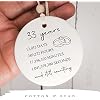 Amazon.com: 33rd Wedding for Her or Him, 33 Years Marriage Gift for ...
