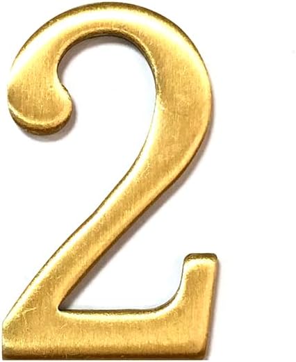 Amazon.com: 1Pcs Mailbox Numbers 2 Inch Brass House Numbers for Outside ...