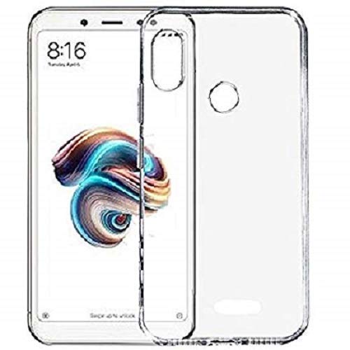 Redmi Mi 6 Pro Transparent Soft Back Case Cover 12D Bumper (Corner ...