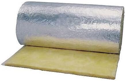 AES R-8 HVAC Duct Wrap Insulation Reflective 2 Sided Foam Core 4' x 50 ...