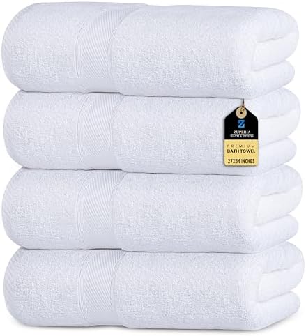 Amazon.com: Utopia Towels 4 Pack Premium Bath Towels Set, (27 x 54 ...