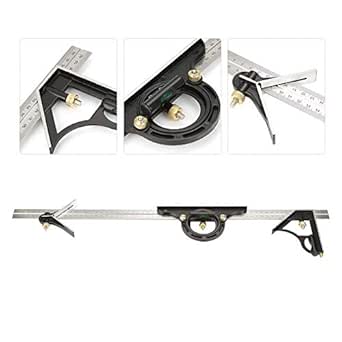 3NH® Combination Square,600mm Digital Right Angle Rule,Stainless Steel ...