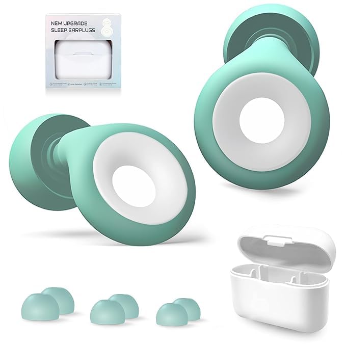 Buy Bindex Ear Plugs for Noise Reduction: Flexible Silicone Earplugs ...