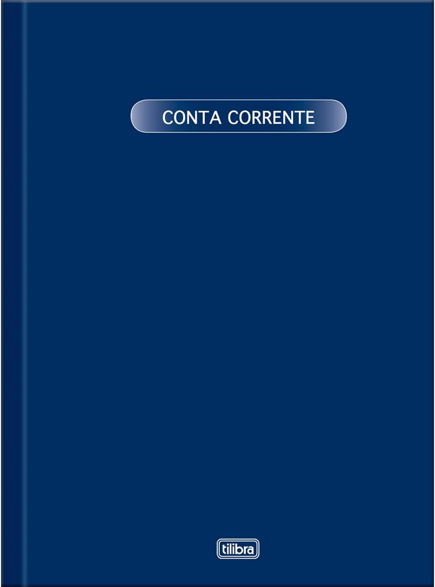 Tilibra - Livro de Conta Corrente Capa Dura Grande 100 Folhas,Tilibra ...