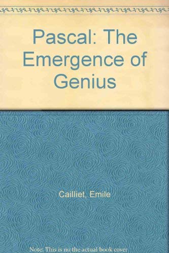 Amazon.com: Pascal: The Emergence of Genius: 9780837125374: Cailliet ...