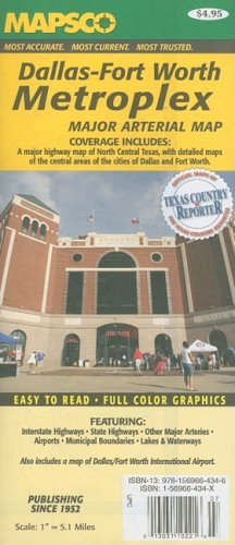 Mapsco Dallas-Fort Worth Metroplex Major Arterial Map: 9781569664346 ...