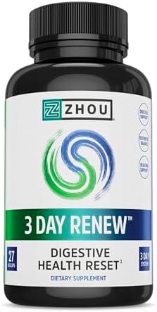 Amazon.com: Zhou 3 Day Renew - Probiotics for Digestive Health ...