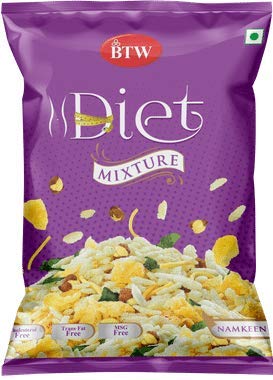 BTW Diet Mixture Namkeen 100gm (Pack of 5) : Amazon.in: Grocery ...