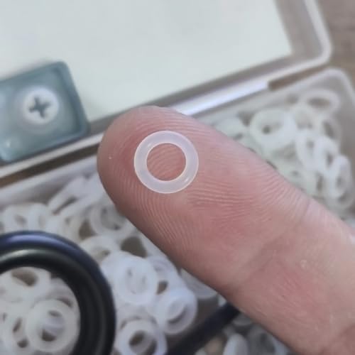 Lahviuu Clear Keyboard O-Ring,300 pcs O Ring Keyboard Switch Dampeners ...