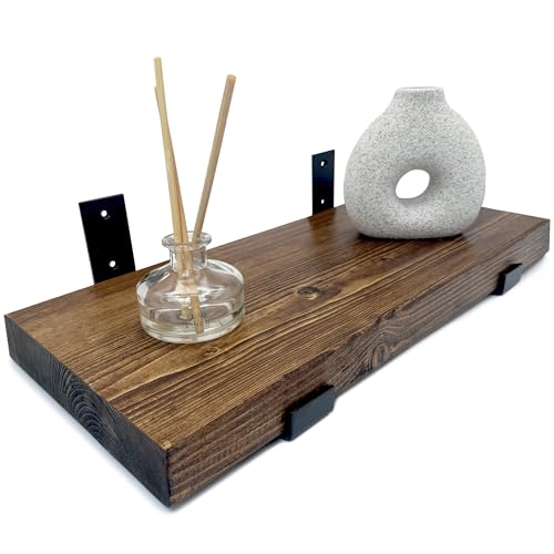 Top Notch Home & Living Wooden Board Wall Shelf, Handcrafted Rustic ...