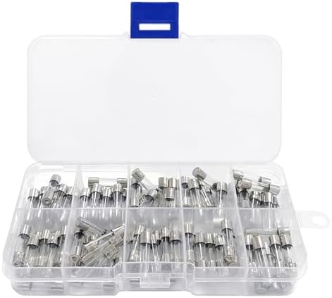 WELANE Glass Quick Fast Blow Fuse kit, 100 PCS Fast Blow Glass Fuses ...