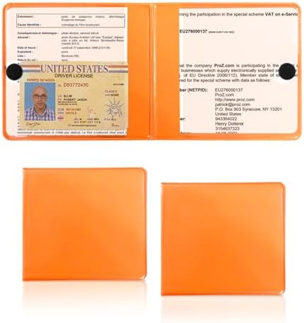 Amazon.com: Dickno 2 PCS Car Registration and Insurance Holder, 10.6''× ...