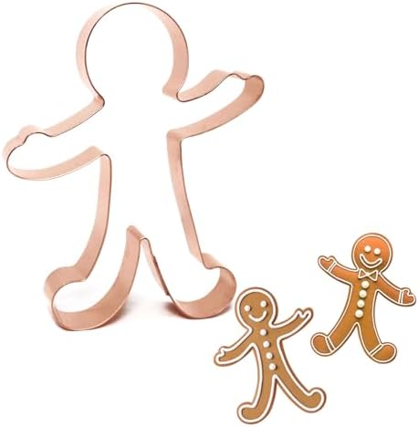 Amazon.com: Saktopdeco 8 Counts Gingerbread Metal Cookie Cutter Small ...