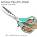 Amazon.com: Scissors, QMVESS 8.5" Multipurpose Scissors for Office 3 ...