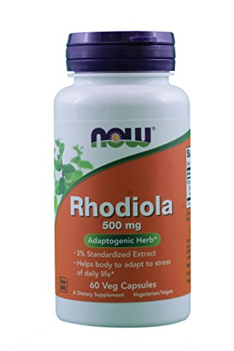 Now Foods Rhodiola Rhodiola Rosea, 60 Capsules / 500mg: TrueGether.com