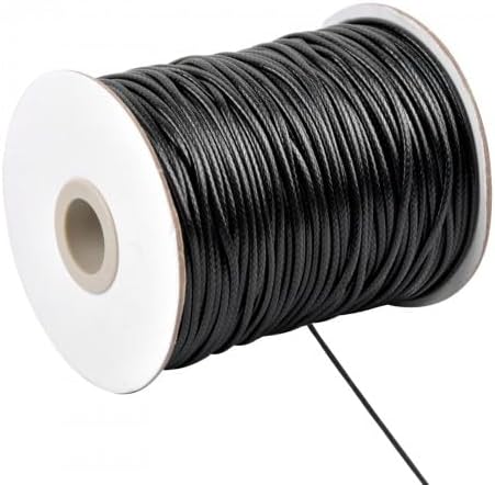 160m x 1mm Beading Cords Threads Cord Satin String Circle Waxed Trim ...
