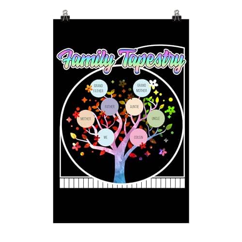 Amazon.com: Family Classic Retro Ancestry Poster (36"x54") : Home & Kitchen