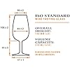 Amazon.com | Final Touch ISO INAO Wine Tasting Glasses Set of 6 - Lead ...