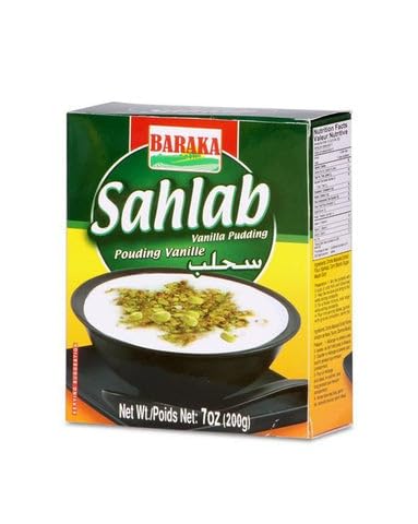 Amazon.com: Sahlab Vanilla Pudding (Baraka) 7 oz (200g) : Grocery ...