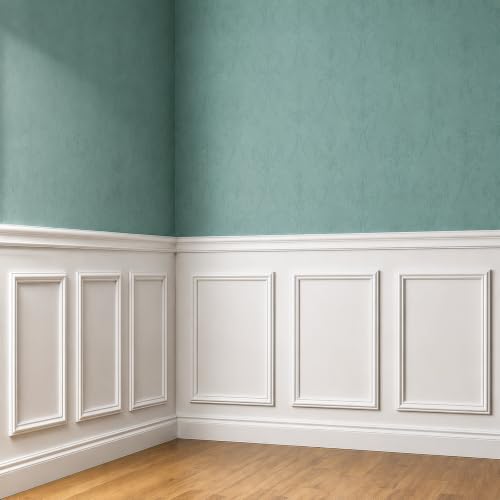Amazon.com: COUKIU Pre-Cut 6 Set Peel and Stick Wall Molding Trim Kit ...